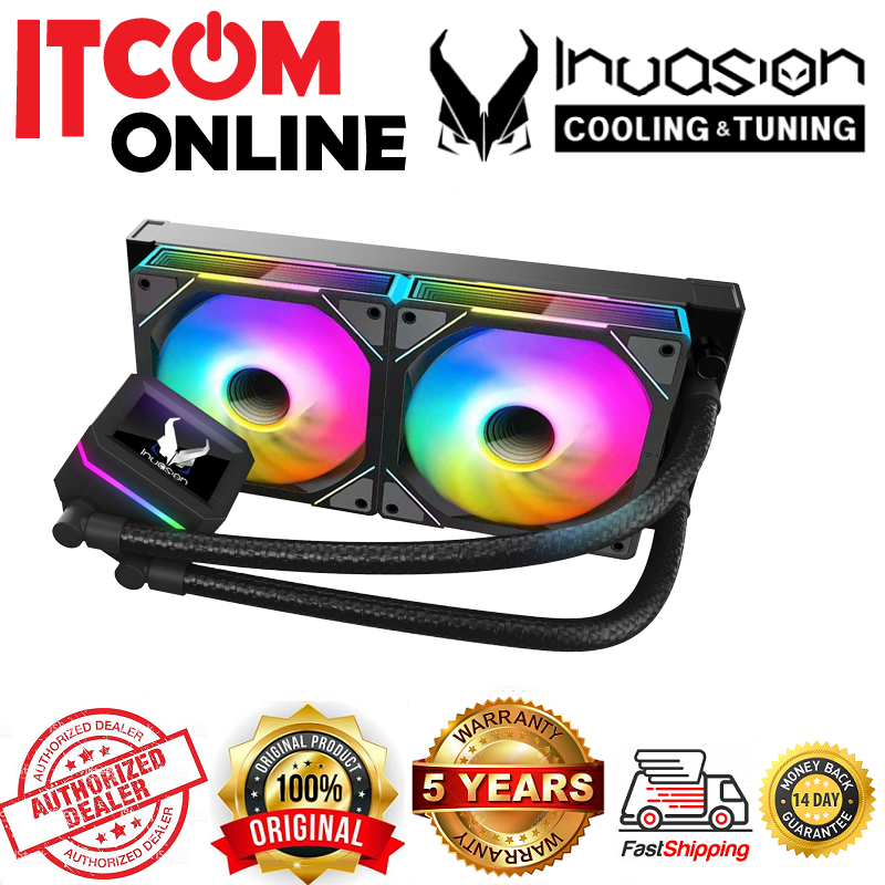 INVASION AIO WATER COOLING (DY-240-LCD) BLK | Shopee Malaysia
