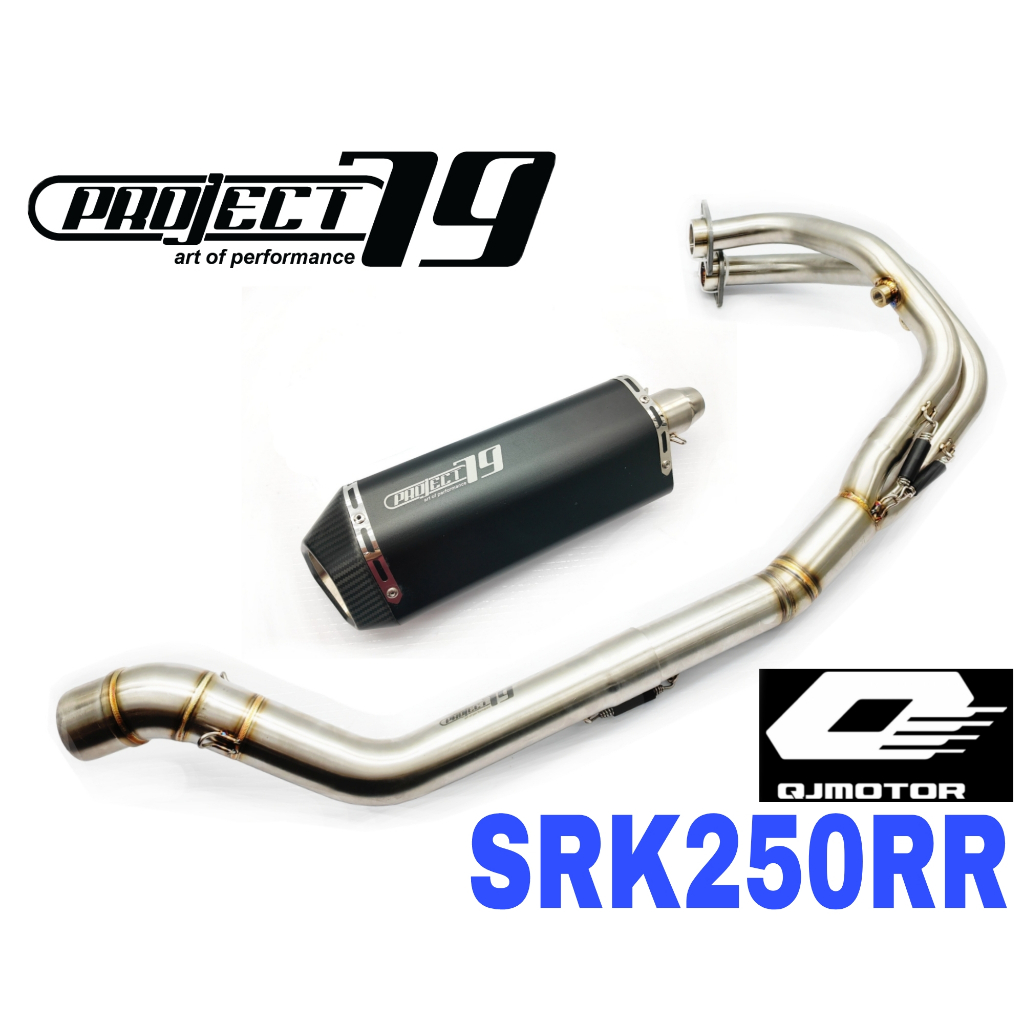 Project79 Exhaust QJMOTOR SRK250RR Full System Piping Manifold ...