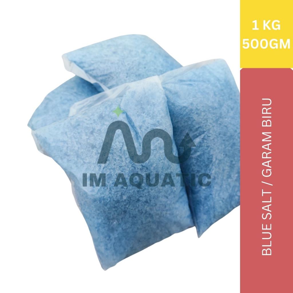 BLUE CONDITIONING SALT FOR FISH Aquarium, GARAM BIRU IKAN Akuarium ...