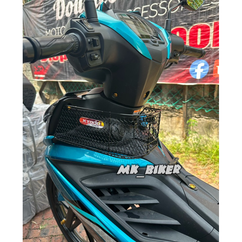 Bakul Yamaha LC Fi / LC135 V8 Bakul Besi Kecil Mini Side Half Basket ...