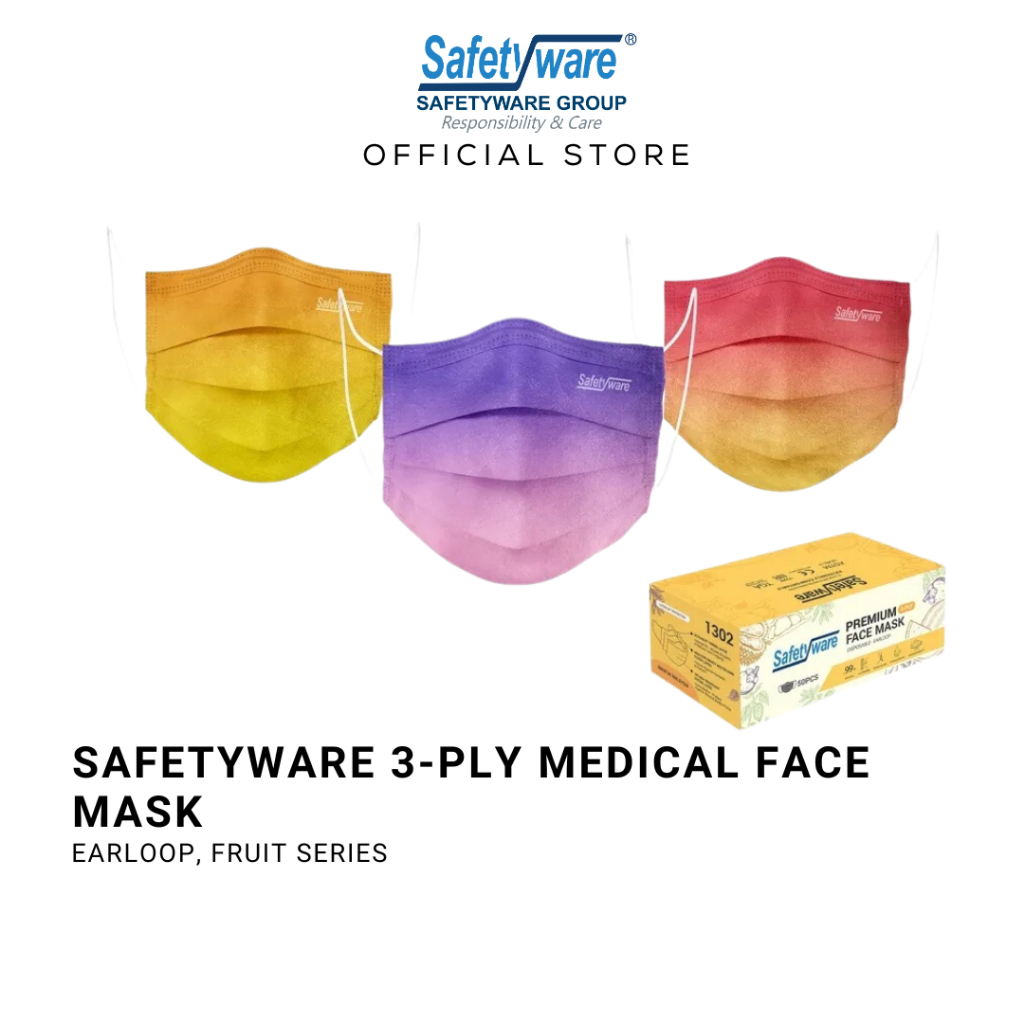 CLEARANCE SALE | Safetyware Fruit Series Limited Edition 3 Ply Medical ...