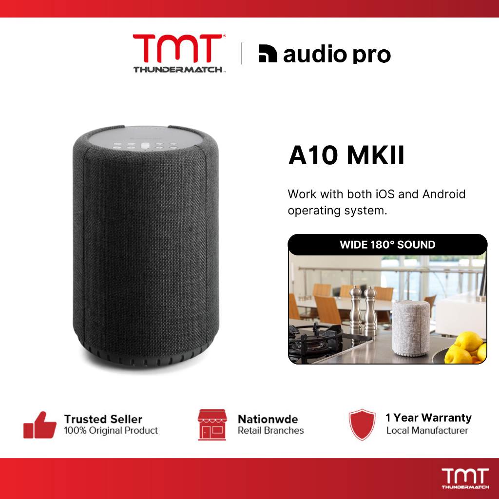 Malaysia Audio Pro A10 MK II Wireless Multiroom Speaker | 1 Year Warranty | Shopee Malaysia