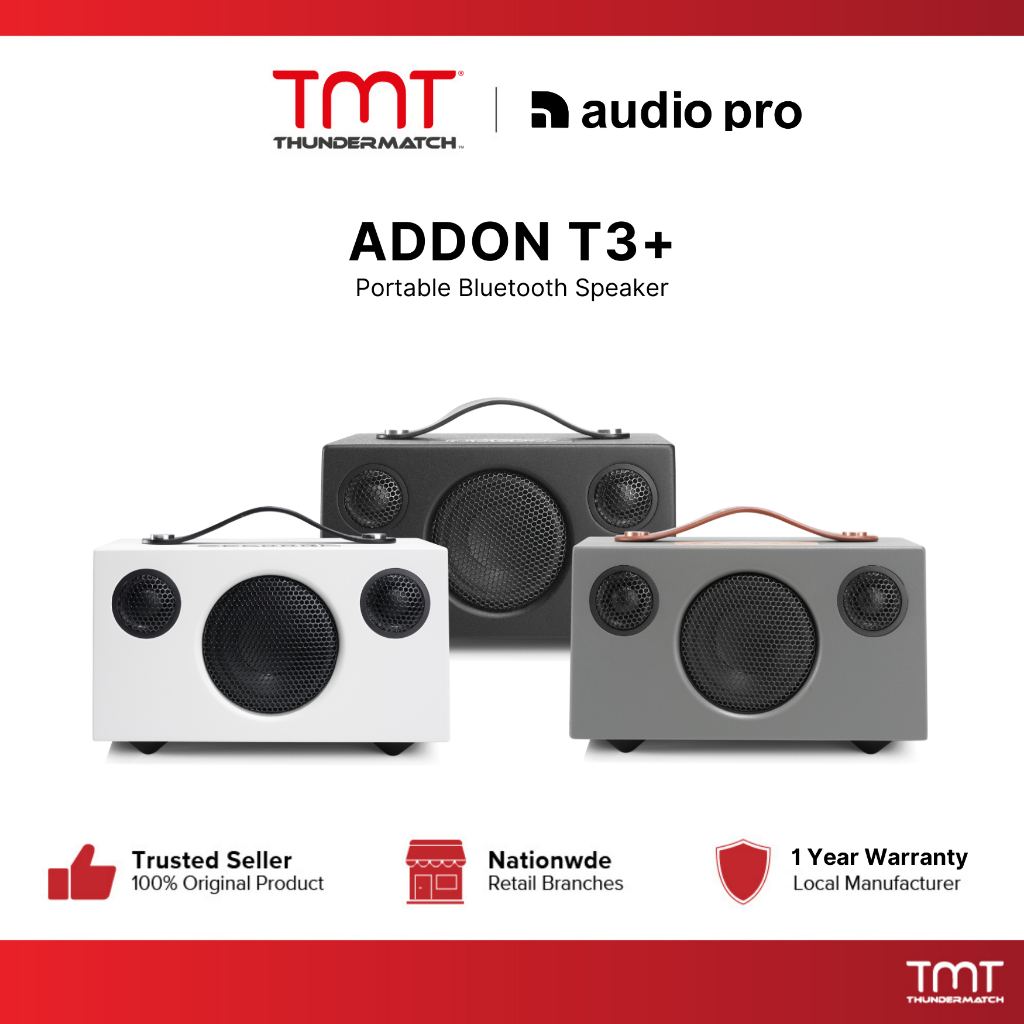 Malaysia Audio Pro Addon T3+ Portable Wireless Speaker | 1 Year ...