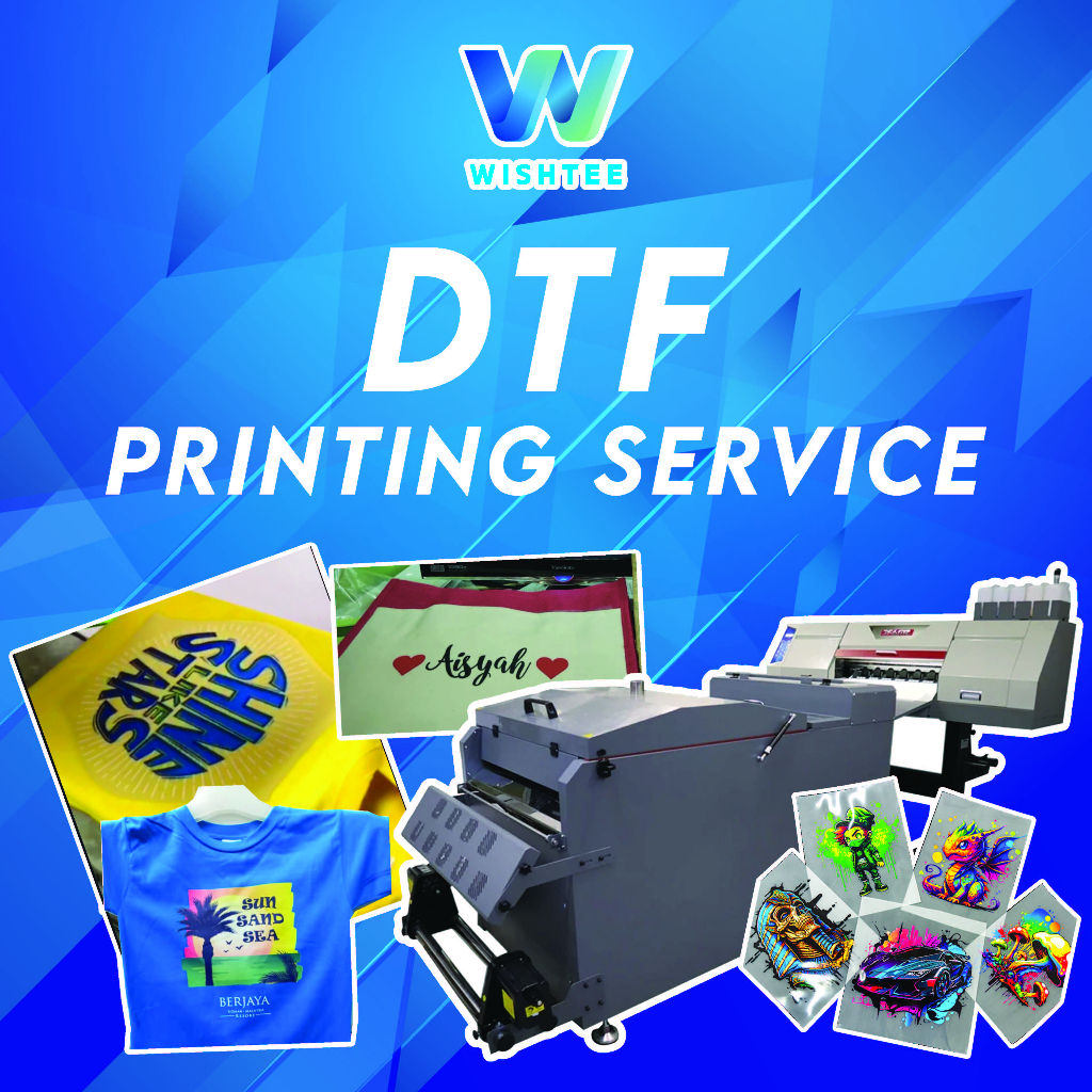 DTF Printing Service for DTF Film Sticker (A2 & 1 METER) | Shopee Malaysia