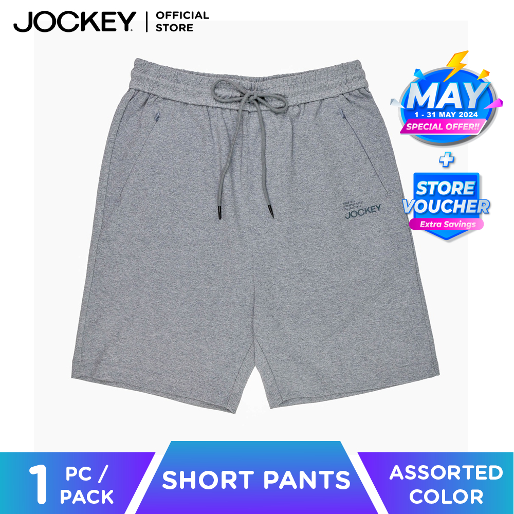 Jockey Mens Elastic Short Pants Men Fancy Knit Seluar Lelaki Seluar