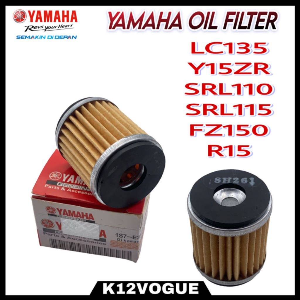YAMAHA OIL FILTER LC135 / Y15ZR / SRL110 / SRL115 / LAGENDA110 / FZ150 ...