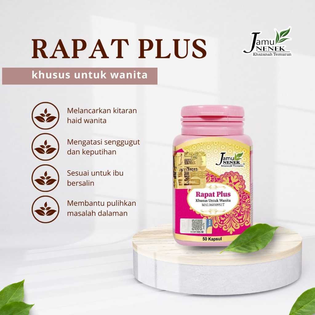 (Terbaru 2024) JAMU NENEK Rapat Plus Kapsul Lulus KKM 100% ORI HQ Agen Stokis Borong Wholesale ...