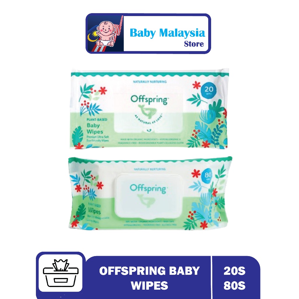 OFFSPRING BABY WIPES 20CT/80CT | Shopee Malaysia