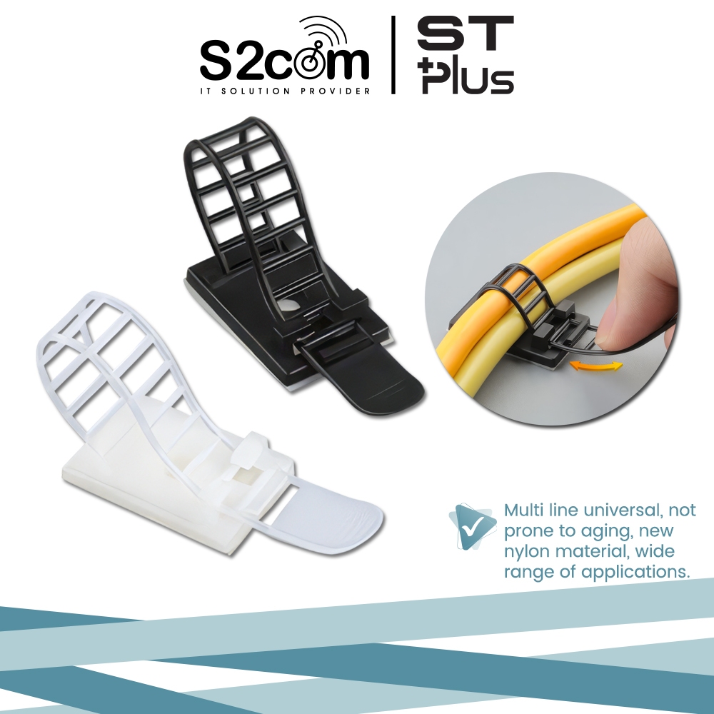 Adjustable Zip Tie Adhesive Cable Holders (20pcs) | Shopee Malaysia