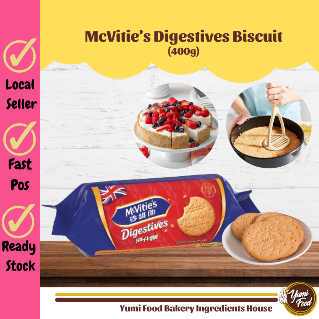 [READY STOCK] 400g McVitie's Digestives Biscuits/ Delicious Wheat ...