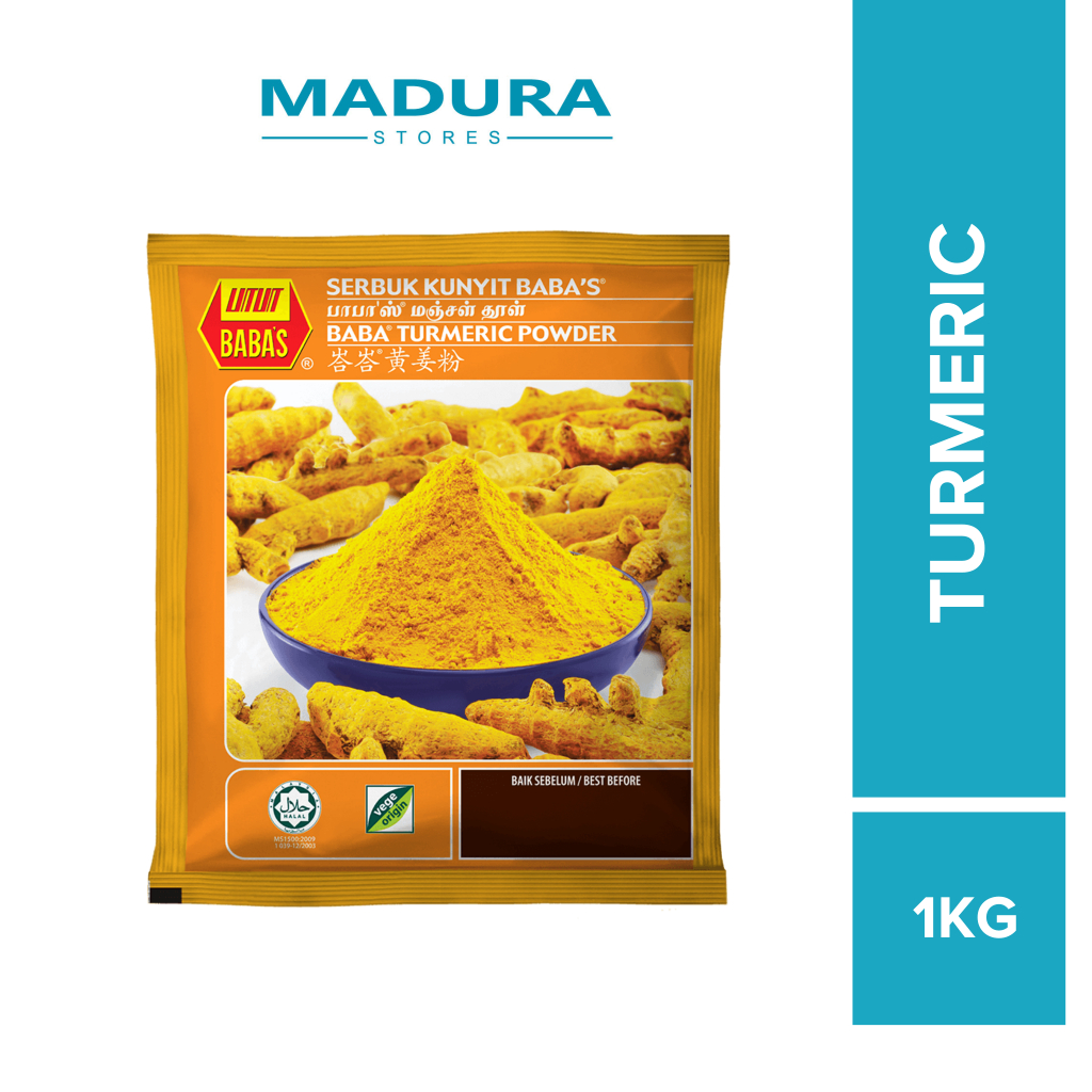 Baba's Turmeric Powder 1kg (Serbuk Kunyit) | Shopee Malaysia