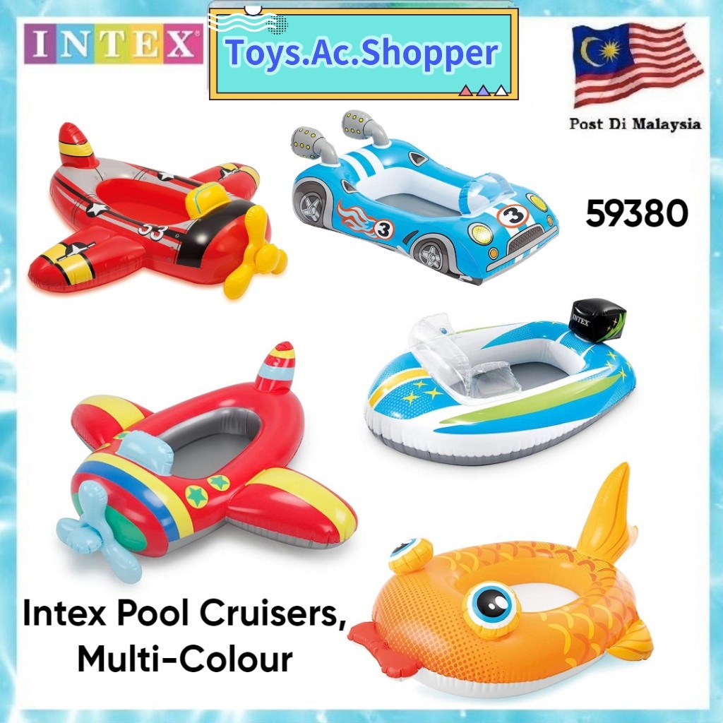 INTEX 59380 Inflatable Swimming Pool Cruiser Cute Cartoon Toy Water ...