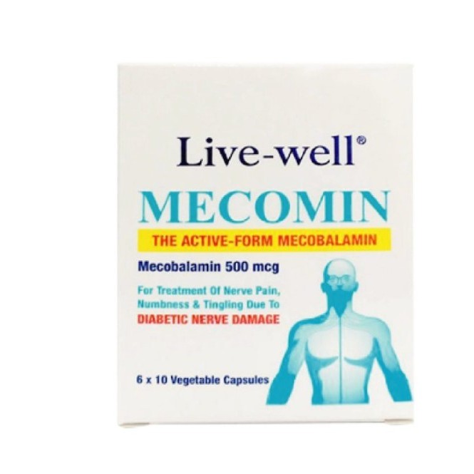 LIVE WELL MECOMIN 500MCG CAPSULE 2X90'S+60'S | Shopee Malaysia
