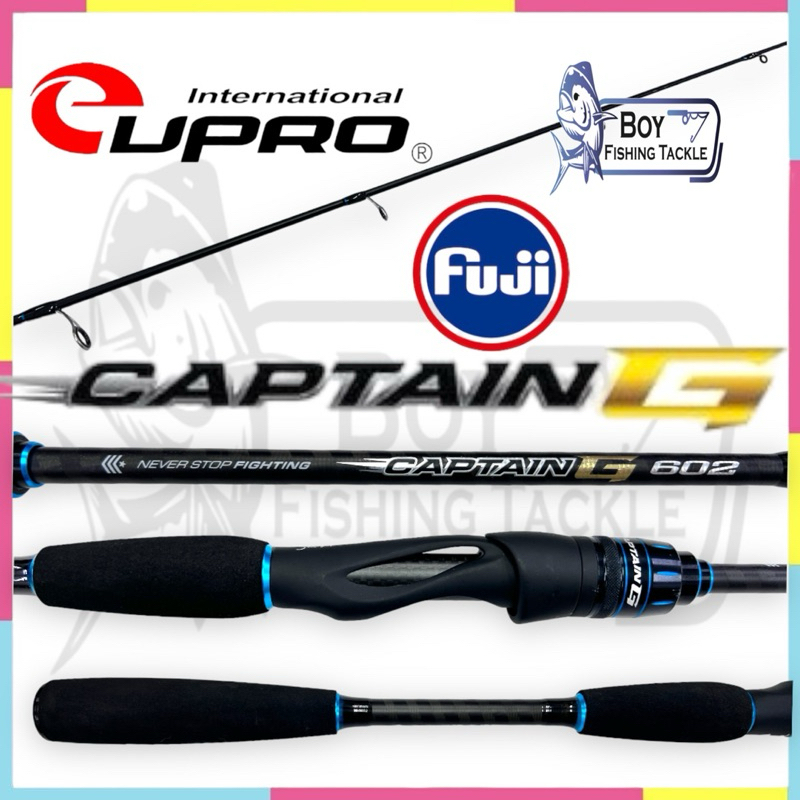 23 EUPRO CAPTAIN G SPINNING ROD FISHING ROD BATTLE FORCE | Shopee Malaysia