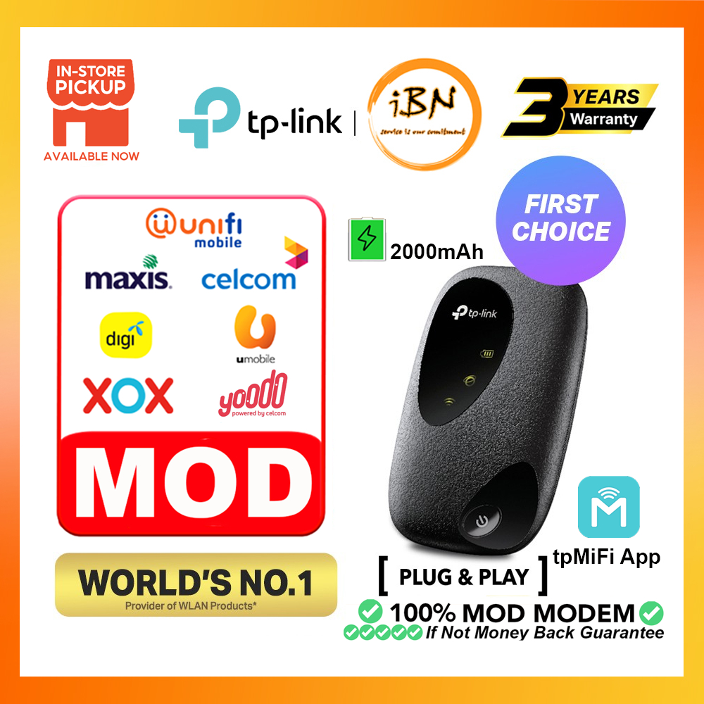 TP-Link 🔥UNLIMITED🔥Mod Modem M7000 / M7200 / M7450 / M7650 Portable 4G ...