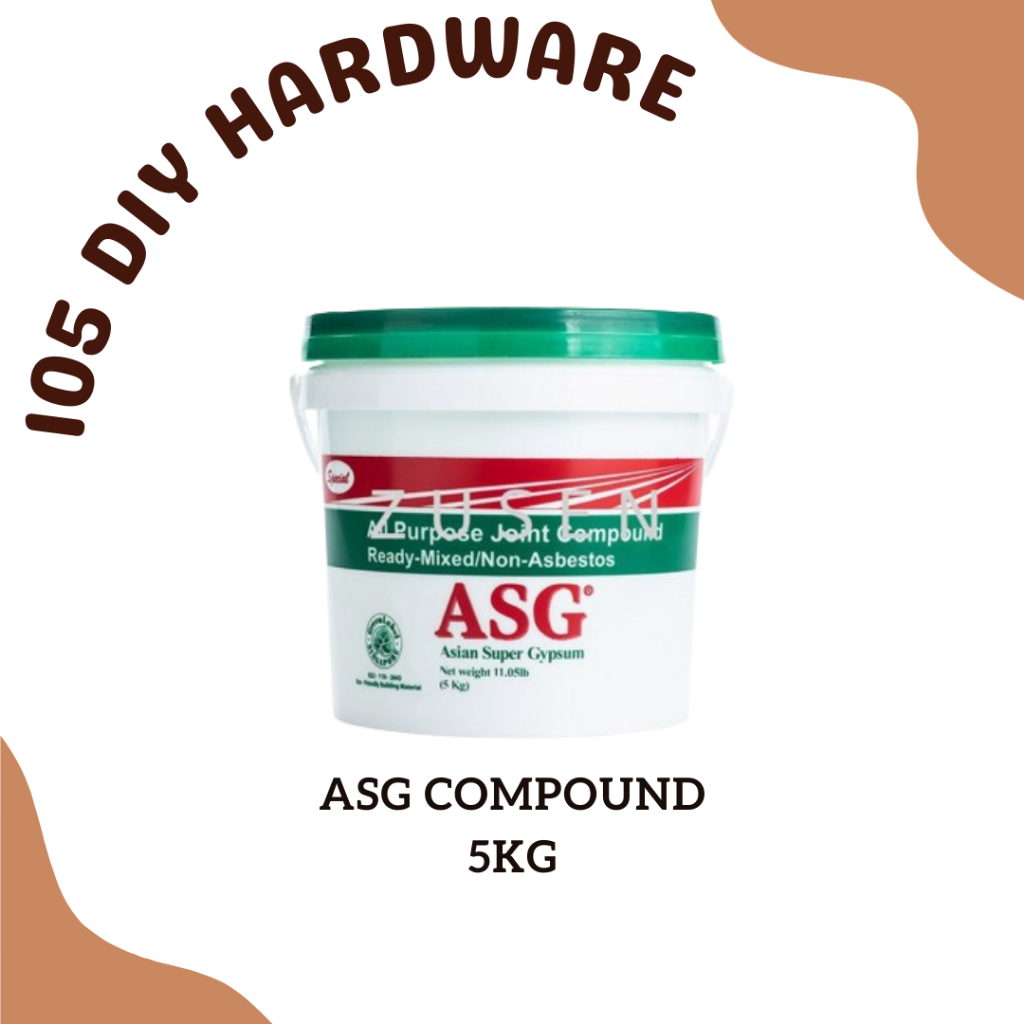 ASG 5kg All Purpose Ready-Mixed Joint Compound / Putty Wall Filla | Shopee Malaysia