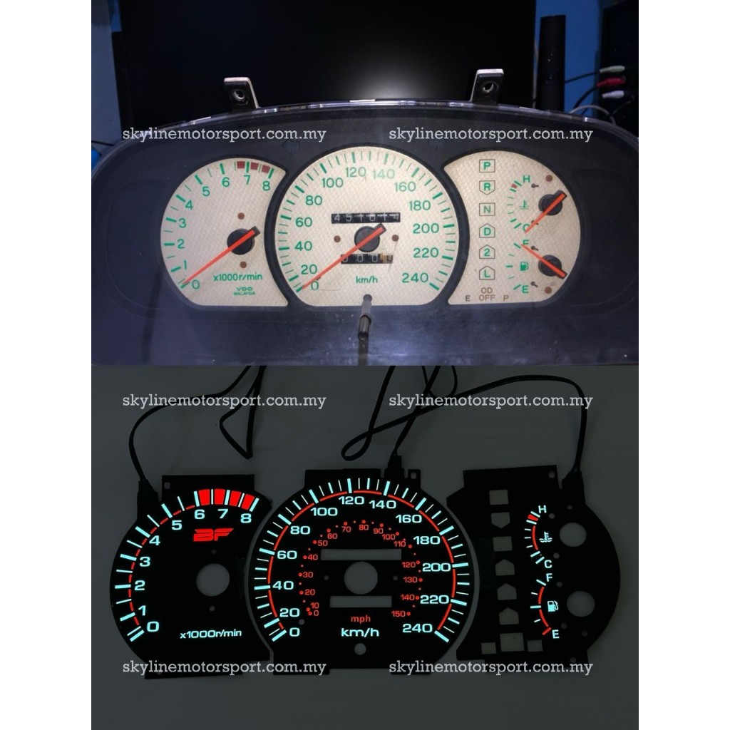 Proton Wira 1.6 Auto 240km EL Meter Panel Papan Accessories BF Brand ...