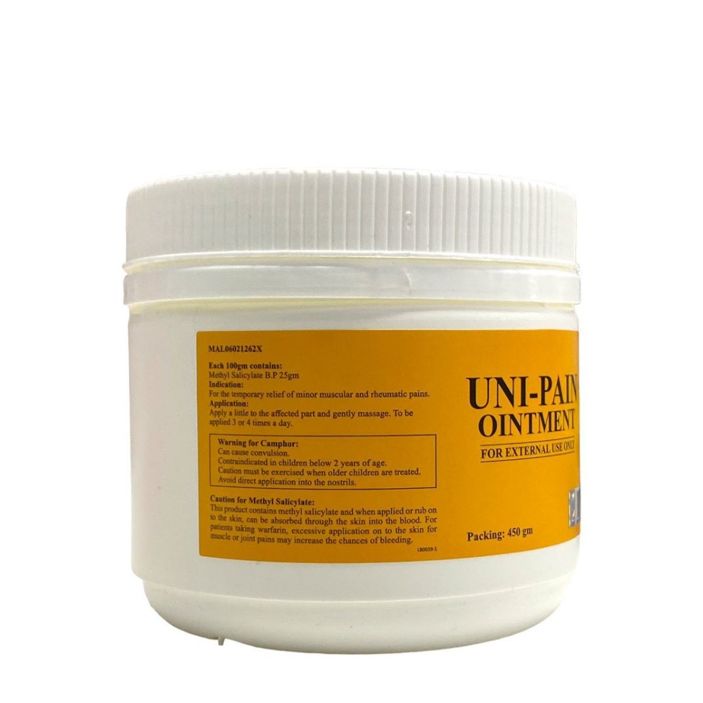 UNI-PAIN [METHYL SALICYLATE] OINTMENT 450GM | Shopee Malaysia