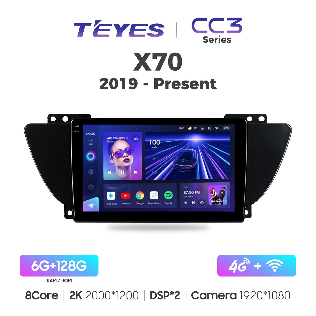 TEYES CC3 Series PROTON X70 2019-Present Android Car Player 9″ | Shopee Malaysia