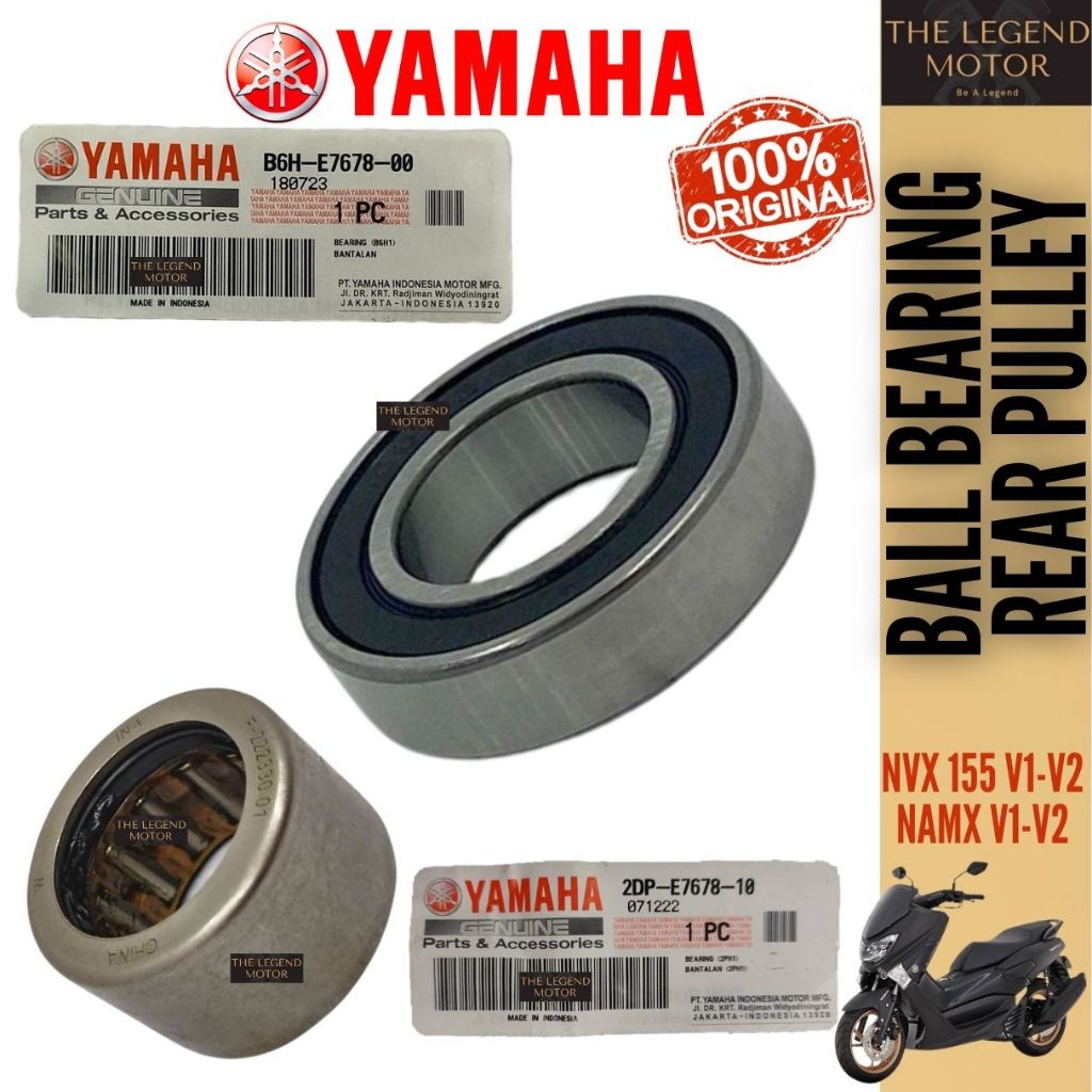 NMAX NVX 155 V1 V2 AEROX NVX155 Ball Bearing Needle Pulley Rear Pully ...