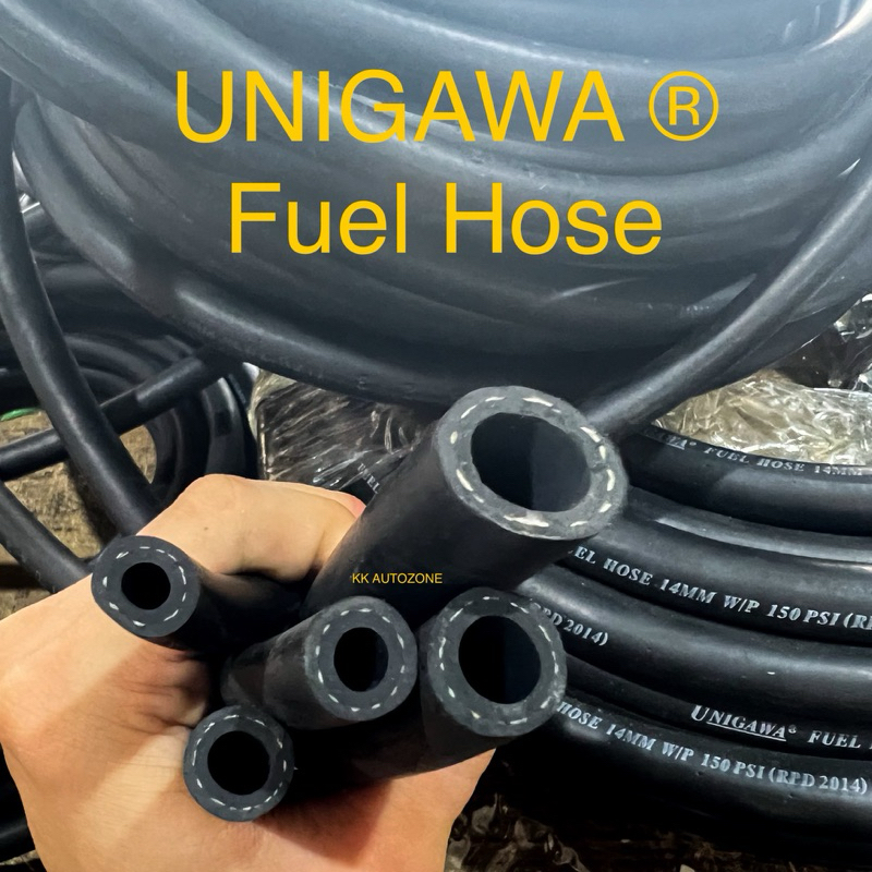 UNIGAWA ® Fuel Hose 150PSI 5mm 6mm 7mm 8mm 10mm 11mm 12mm 14mm per feet | Shopee Malaysia