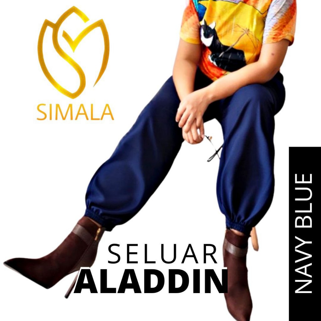 SELUAR ALADDIN Long PANTS LOOSE PANTS MUSLIMAH SEDONDON BUDAK SELUAR ...