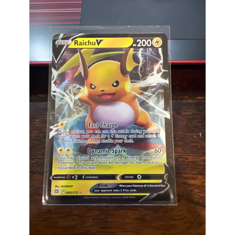 Pokemon Tcg - Raichu V | Shopee Malaysia