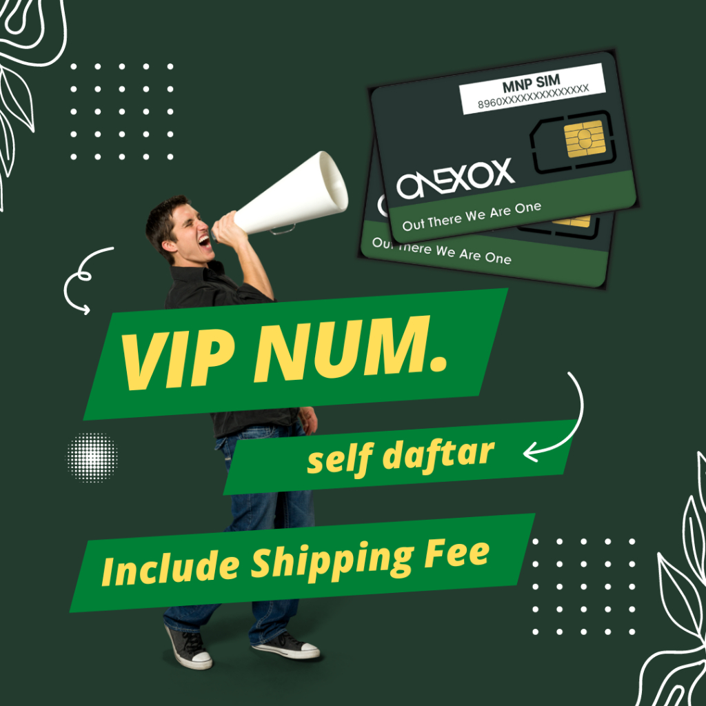 ONEXOX SIM KAD NOMBOR YANG CANTIK DAN MURAH | Shopee Malaysia