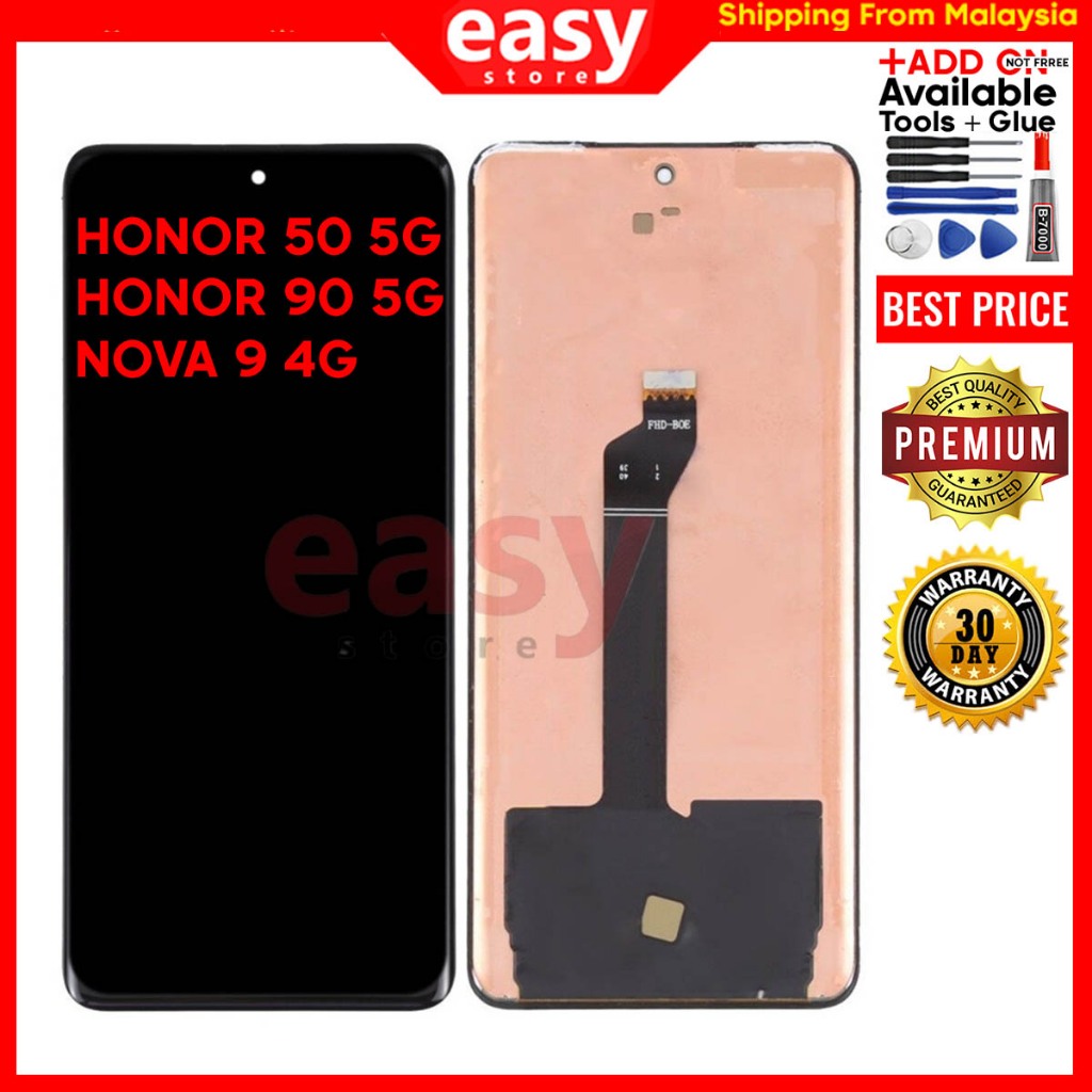 HW NOVA 9 4G / HONOR 50 5G / HONOR 90 5G HW Nova9 NAM-AL00 NAM-LX9 NTH-AN00 NTH-NX9 REA-NX9 LCD ...