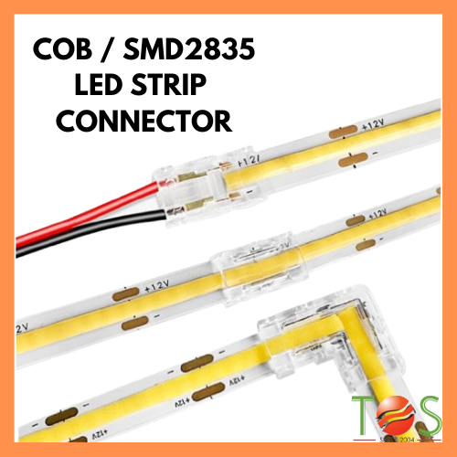 ETOS【READY STOCK】COB Led Strip SMD2835 Led Strip Light Wire Connector ...