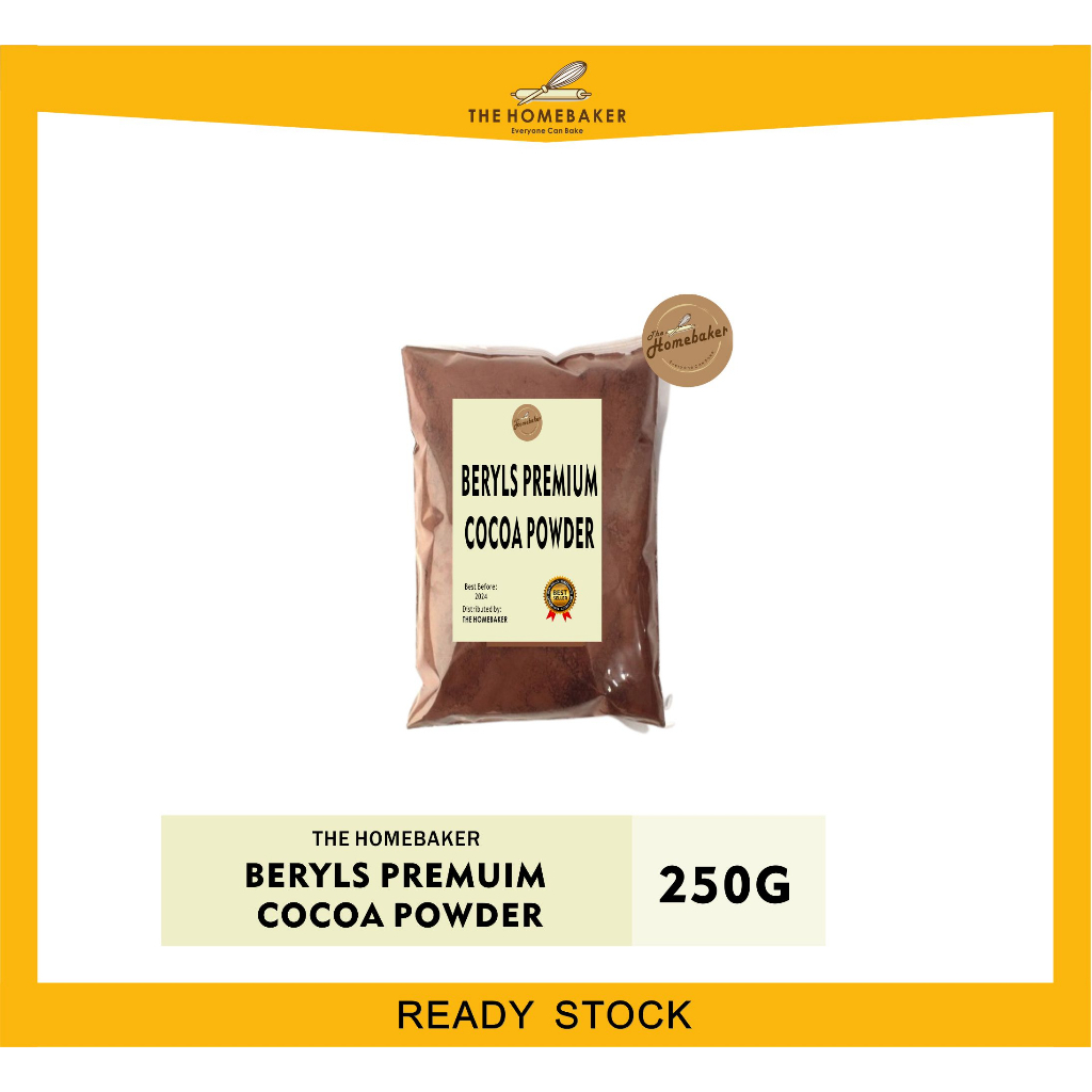 Beryls Premium Cocoa Powder | Repack | Serbuk Cocoa | Serbuk Koko| Homebaker | Halal | Shopee ...