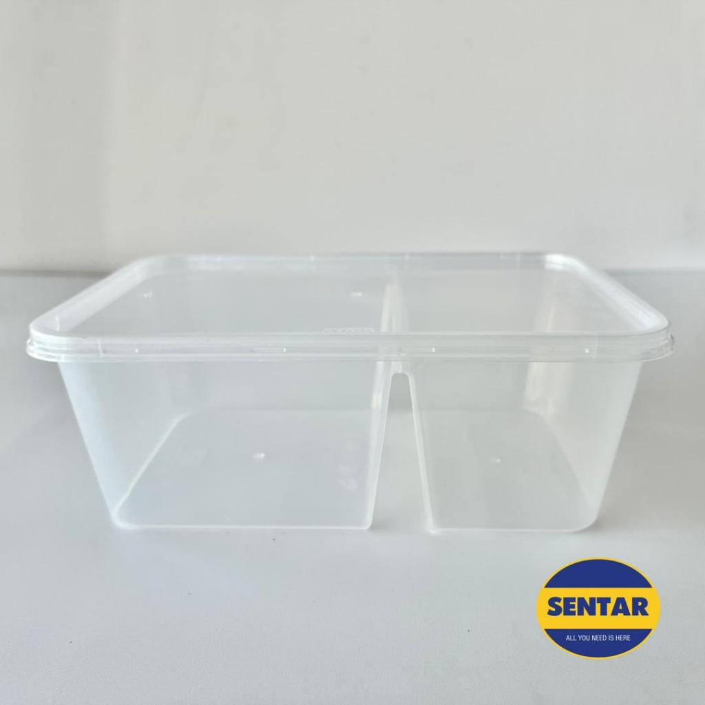 MSE 1000 DS Disposable Rectangle Plastic Food Container With ...