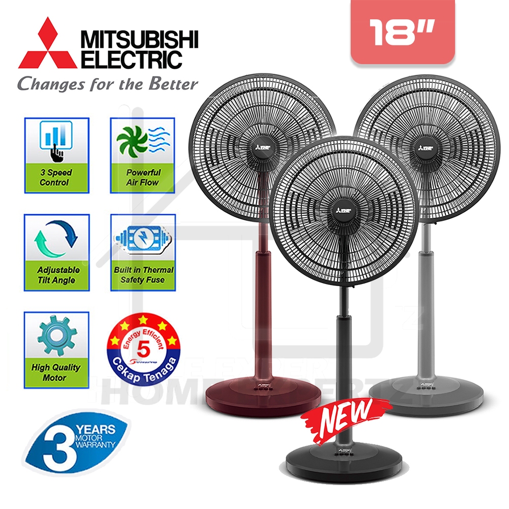 MITSUBISHI 18" TATAMI FAN STAND FAN | KIPAS BERDIRI MITSUBISHI TATAMI ...