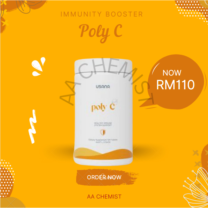 Poly C 120 Tablets New Arrival Ready Stock Exp 02/26 | Shopee Malaysia