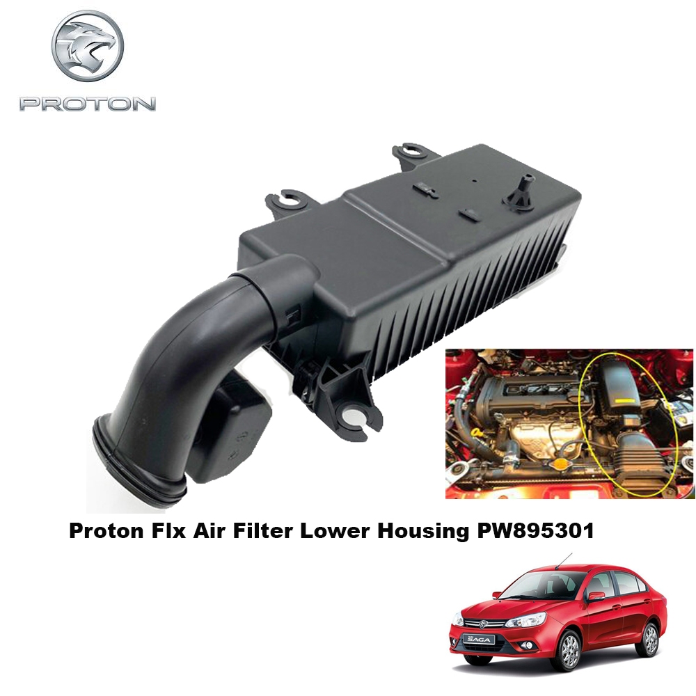 Original Proton Geniune Saga Flx Air Filter Lower Housing PW895301 ...