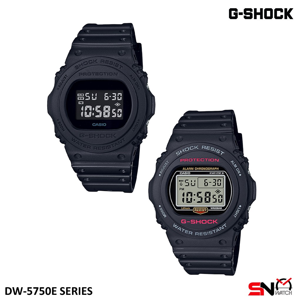 Casio G-Shock DW-5750E Standard Digital Resin Band Men Sports Watch Jam ...
