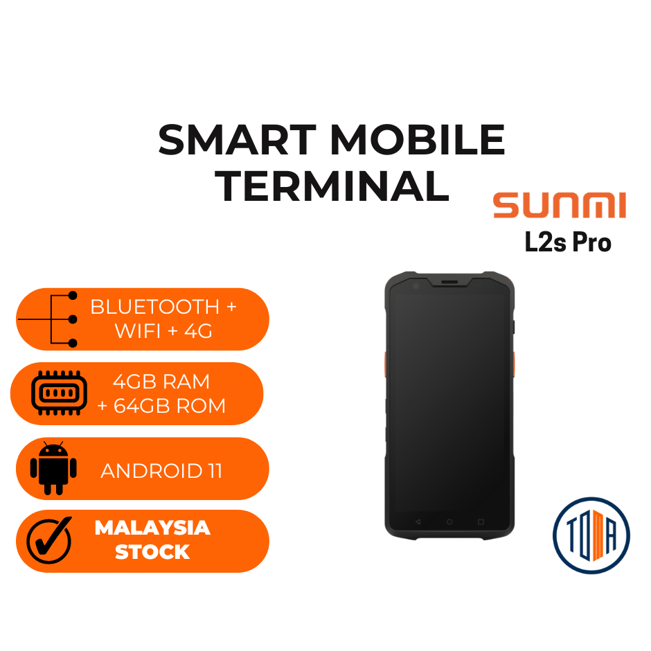Sunmi L2s Pro Smart Mobile Handheld Terminal 4+32GB Wi-Fi 4G LTE | Shopee Malaysia