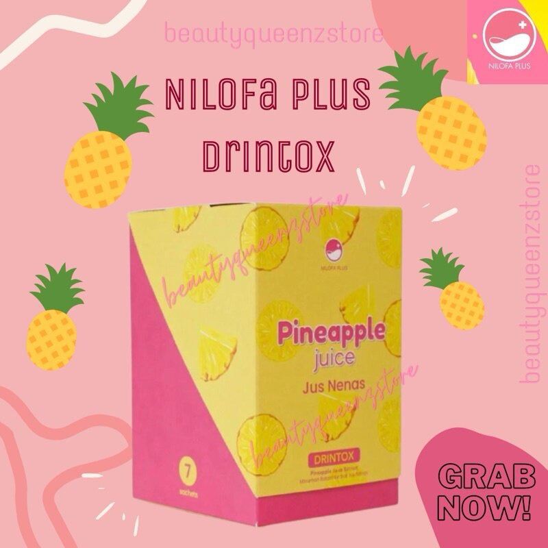NILOFA PLUS PINEAPPLE JUICE DRINTOX BY NEELOFA DETOX🍍ORIGINAL HQ💯 ...