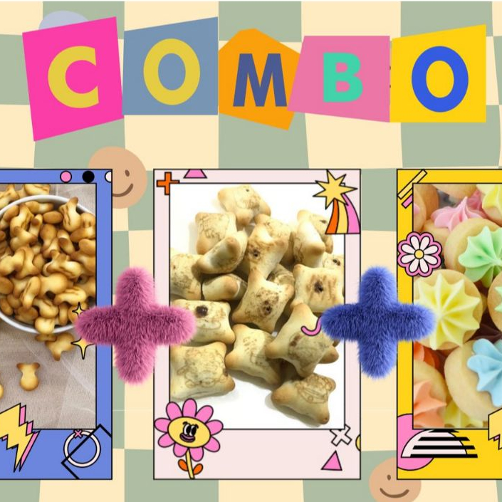 [COMBO] | CHOCO BEAR BISCUITS + FLYING FISH BISCUITS + ICED GEM ...