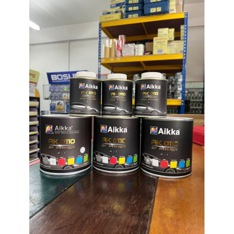 Aikka AK 0110 2K Primer 4:1 (set 1L primer + 250ml Hardener) | Shopee Malaysia