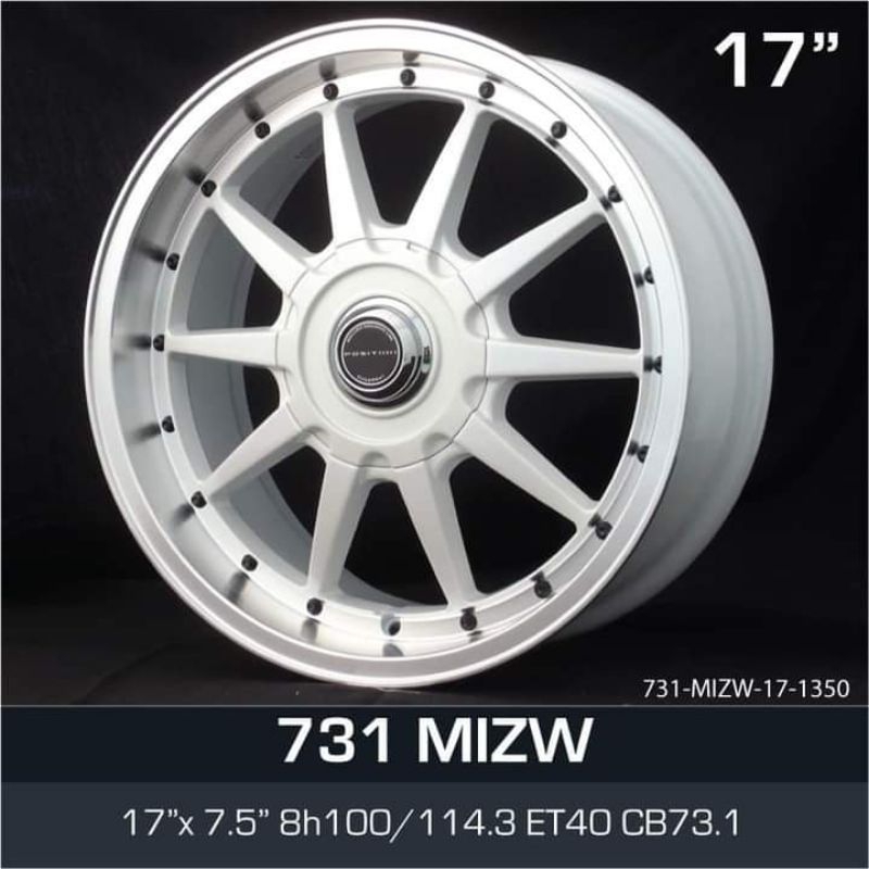 AD 17 inch 7.5JJ 4X100 4X114.3 ET40 ORI CAR SPORT RIMS WHEELS 731 ...