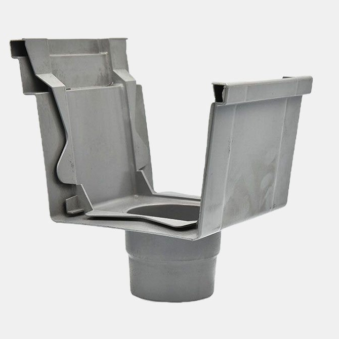 PVC Gutter Spout Head grey/white 3''/4'' | Shopee Malaysia