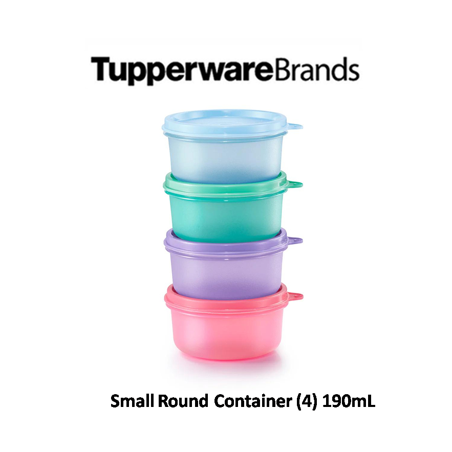 Small Round Container (4) 190mL | Shopee Malaysia