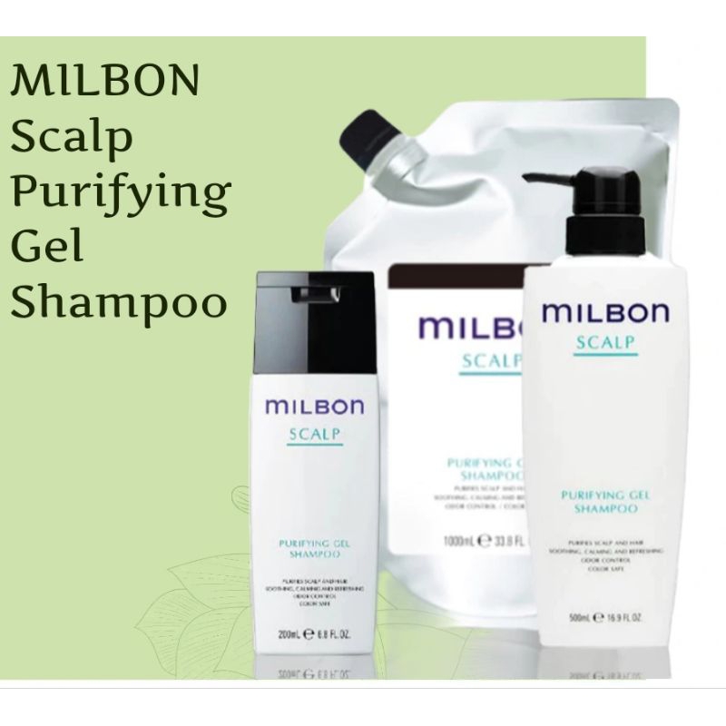 Milbon Scalp Series Hair Shampoo / HYDRATING Hair Treatment | Shopee ...