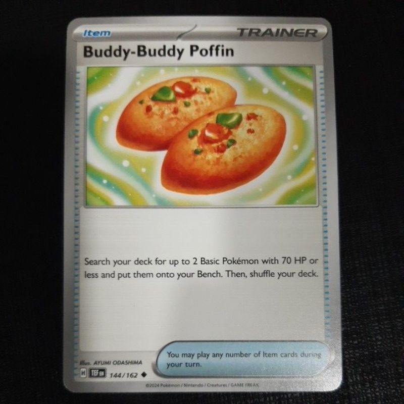 Pokemon Card TCG : SV5 Temporal Forces: Buddy-Buddy Poffin 144/162 ...