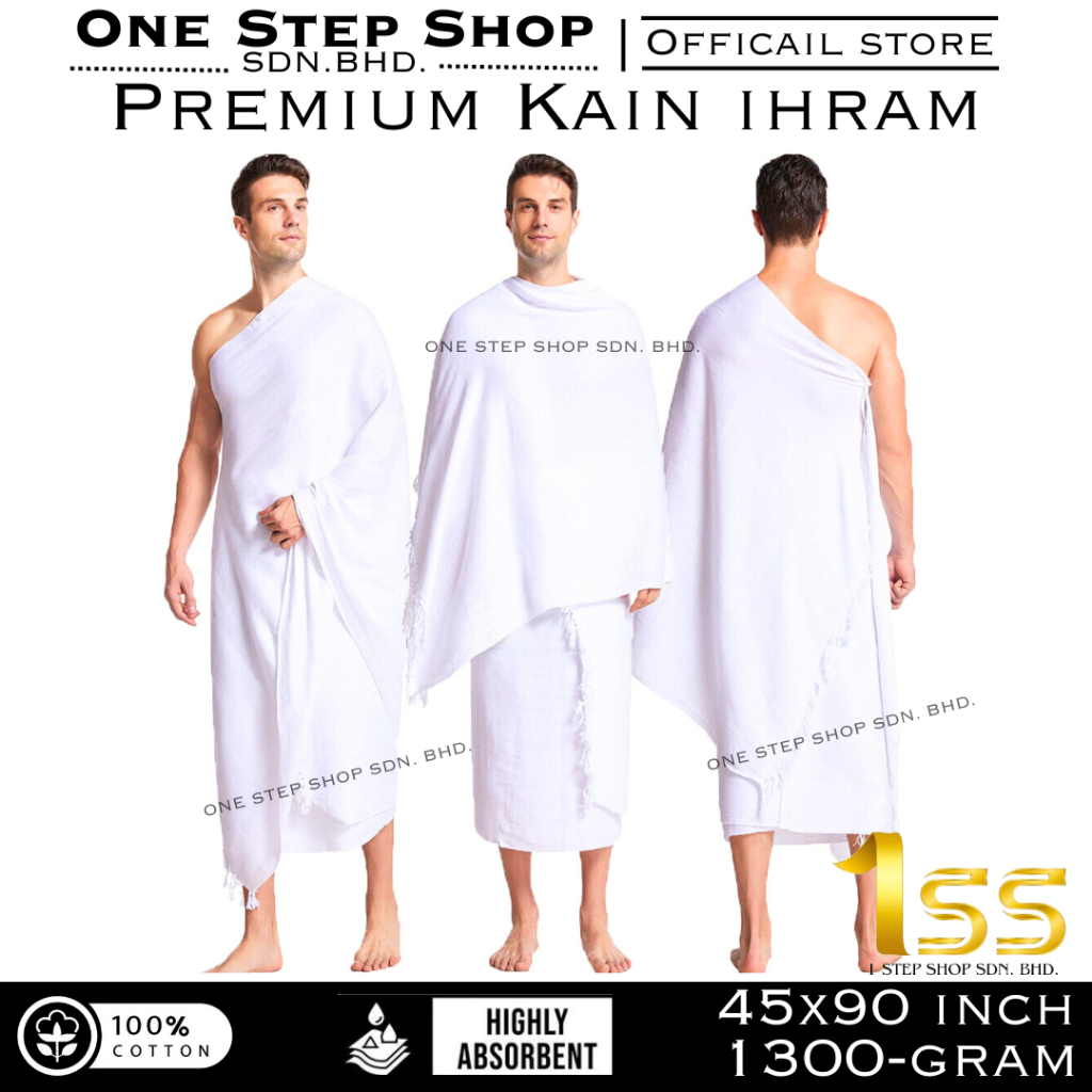 Kain Ehram Dewasa - Haji Dan Umrah Dewasa Dan Budak 100% Cotton Dobby ...