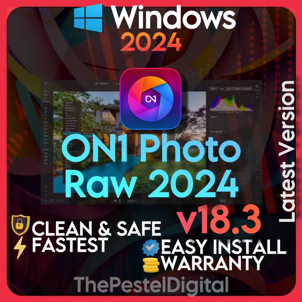 ON1 Photo Raw 2024 Lifetime Latest Full Version | Windows | 2024 ...