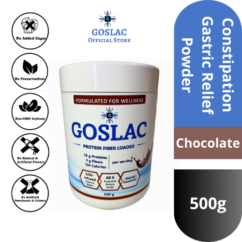 Goslac Constipation Gastric Relief Powder Chocolate Flavour 500g ...