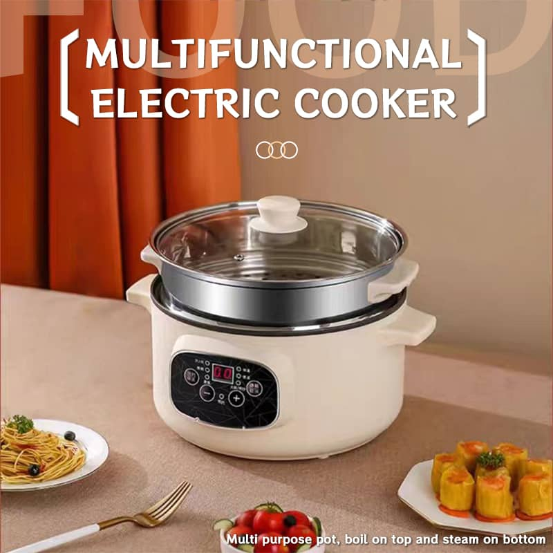 Students Dormitory Electric Cooker Hot Pot Frying Cooking Multi ...