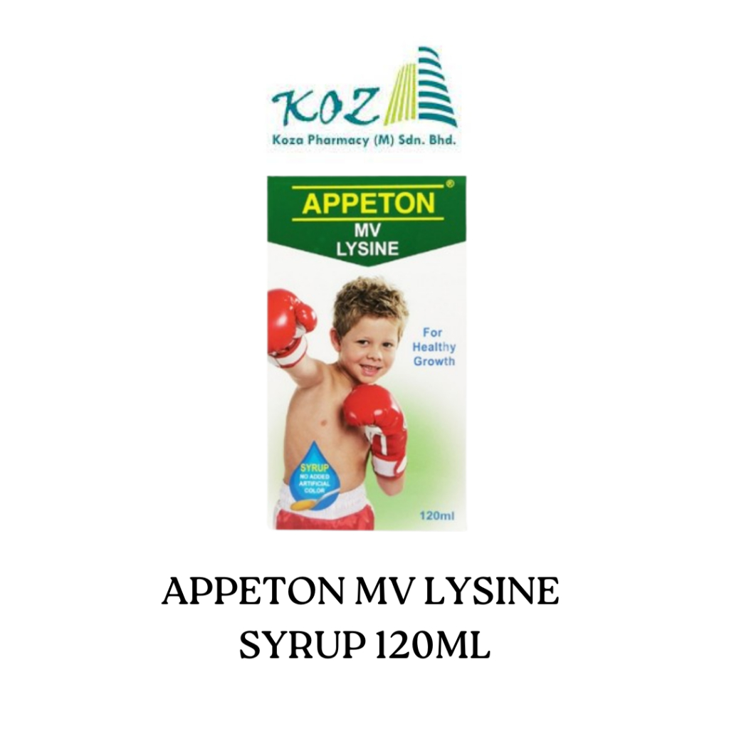 (READY STOCK) APPETON MV LYSINE SYRUP 120ML | Shopee Malaysia